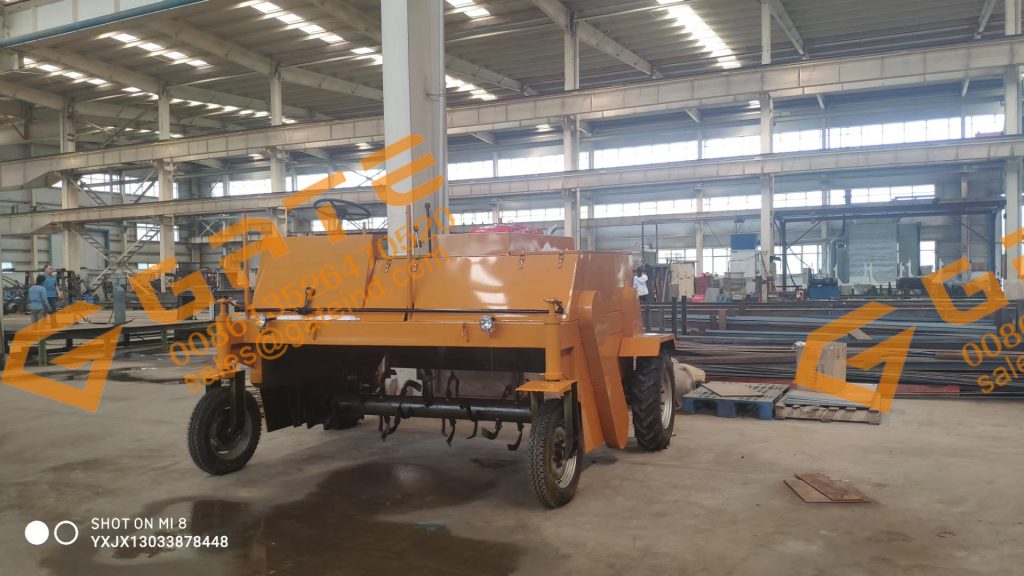 Wheel Type Tractor Compost Turner-Organic Fertilizer Machine ...