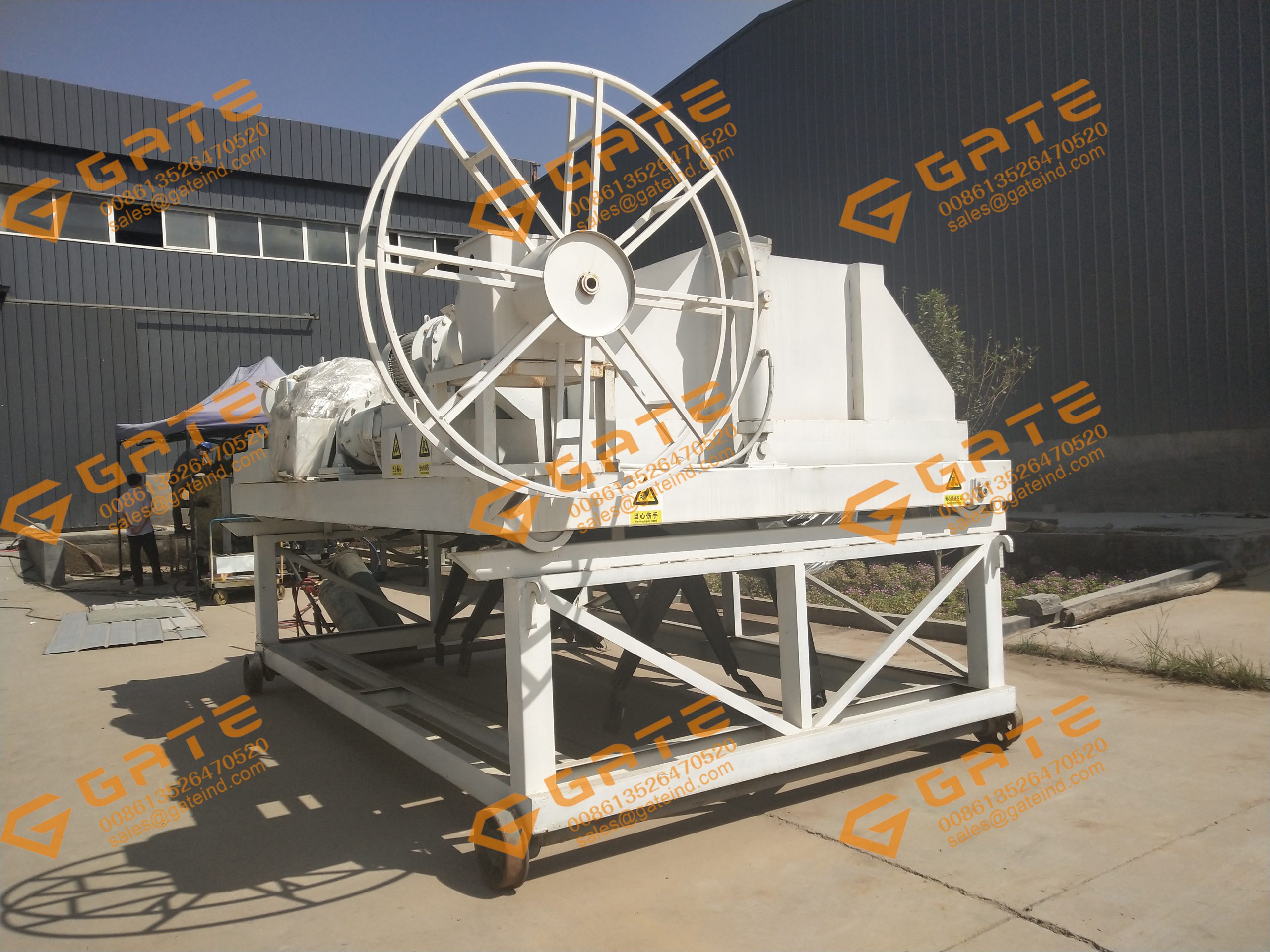 Organic Fertilizer Groove Type Compost Turner-Organic Fertilizer ...