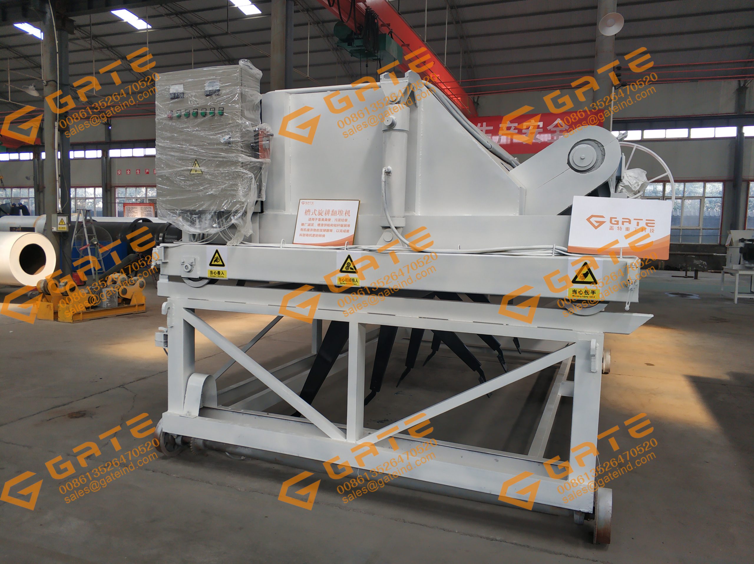 Organic Fertilizer Groove Type Compost Turner-Organic Fertilizer ...